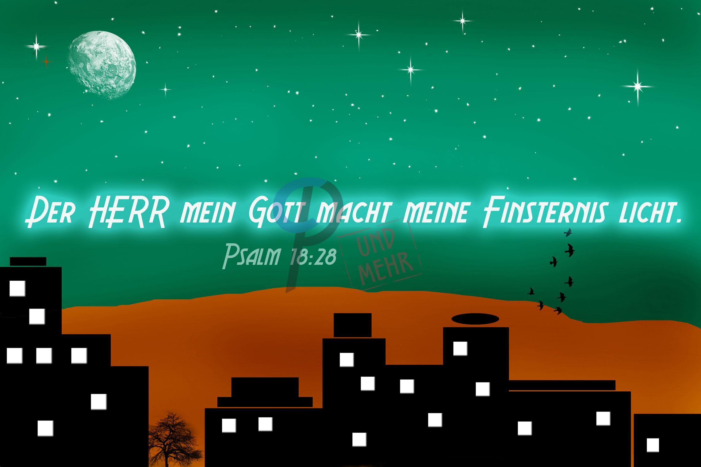 37-Psalm 18:29 | Jugend, moderne Grafik | Alle Poster | Christliche Poster